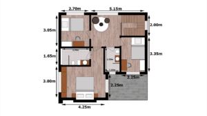 87 Square Meters Livable House Design Plan - Life Tiny House
