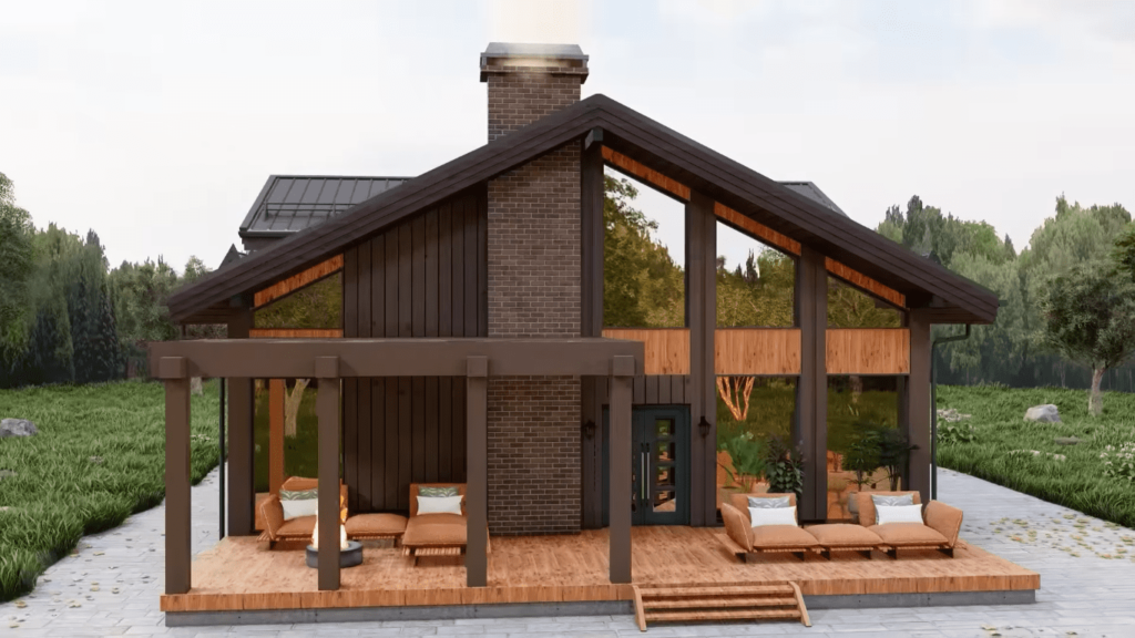 Beautifully Designed Floor Plan 12x12 M - Life Tiny House