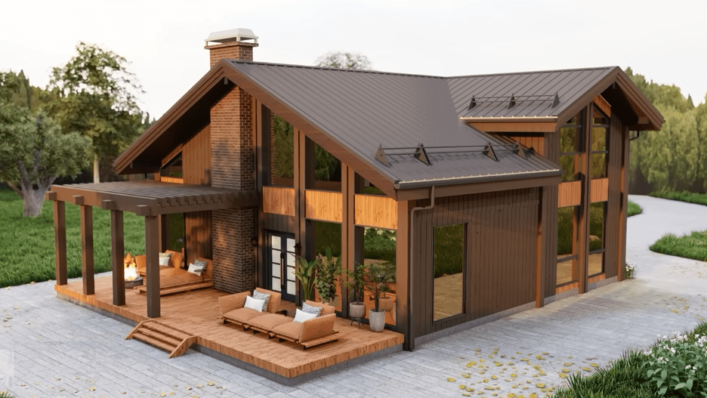 Beautifully Designed Floor Plan 12x12 M - Life Tiny House