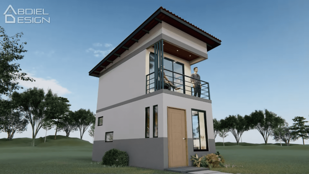 Small Two Story Tiny House Floor Plan - Life Tiny House