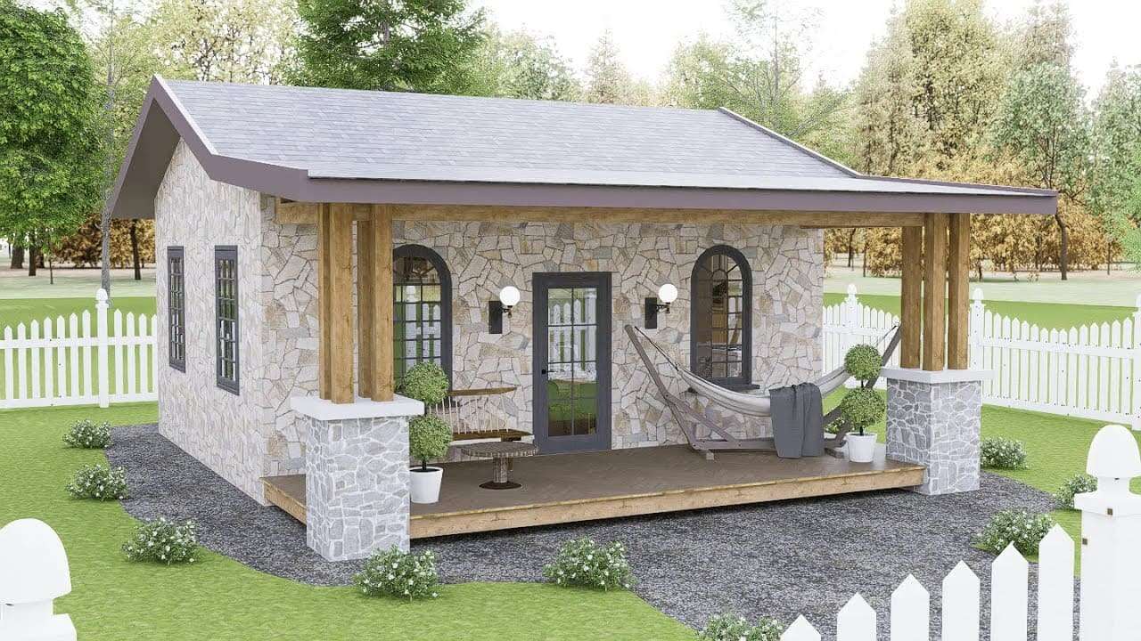 Cute Little Stone House - Life Tiny House