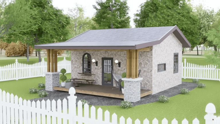 Cute Little Stone House - Life Tiny House